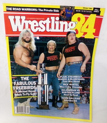Vintage Wrestling 84 Magazine Winter 1984 The Freebirds Michael Hayes ...