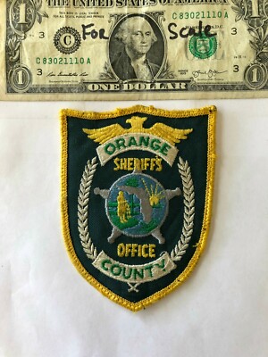Orange County Florida Police Patch ( Sheriff's Office) pre-sewn in good ...
