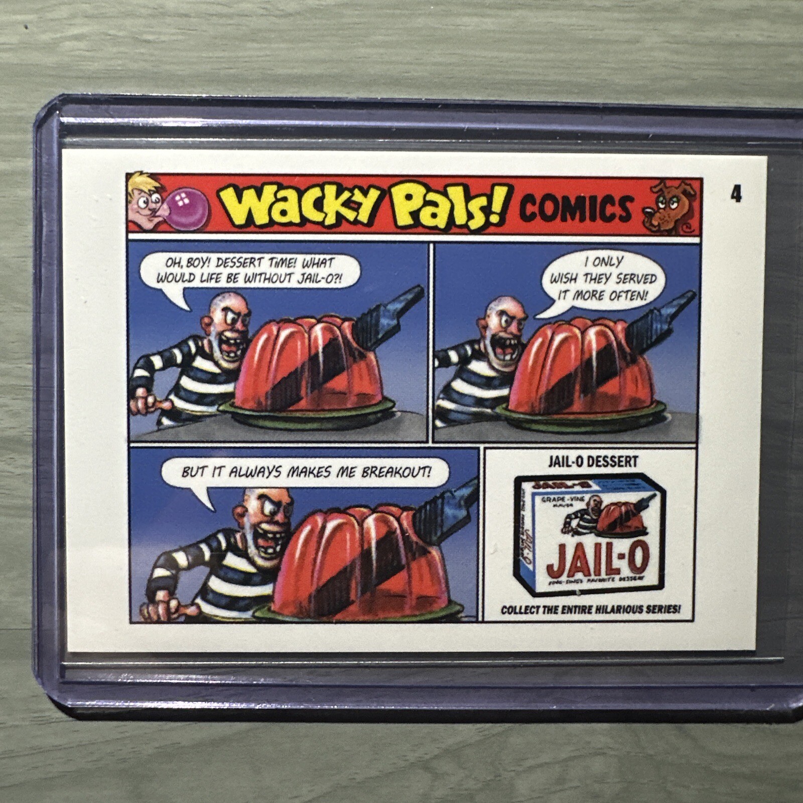 2023 Wacky Packages ALL NEW SERIES WACKY PALS COMICS CARD 4 JAIL-O ...