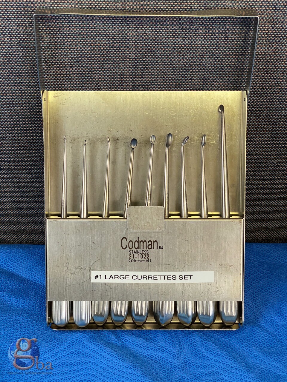 Codman 21-1022 Orthopedic Spinal Curettes with Case - Set of 9 | eBay