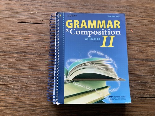 Abeka Grammar and Composition II Teacher Key 5th Edition- Good ...