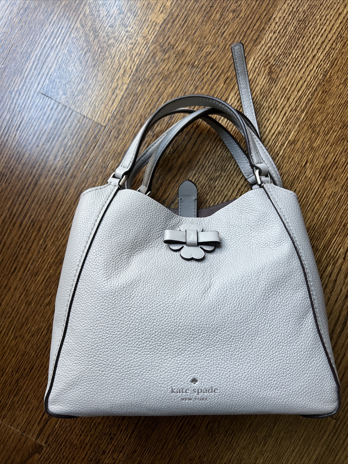 Kate Spade Talia Small Triple Compartment Satchel Soft Taupe MSRP $359 ...