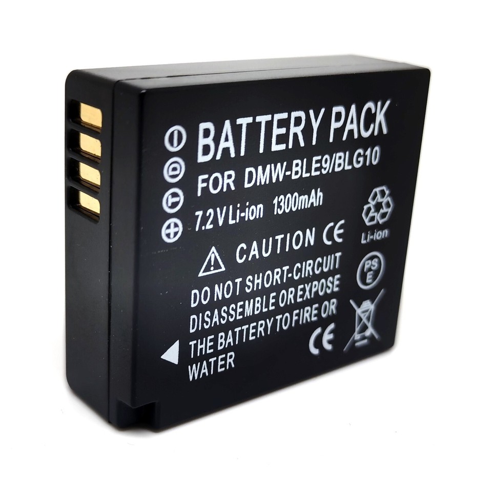 Battery For DMW-BLE9E Panasonic Lumix DMC-TZ100 DMC-TZ101 DMC-TZ110 DMC ...