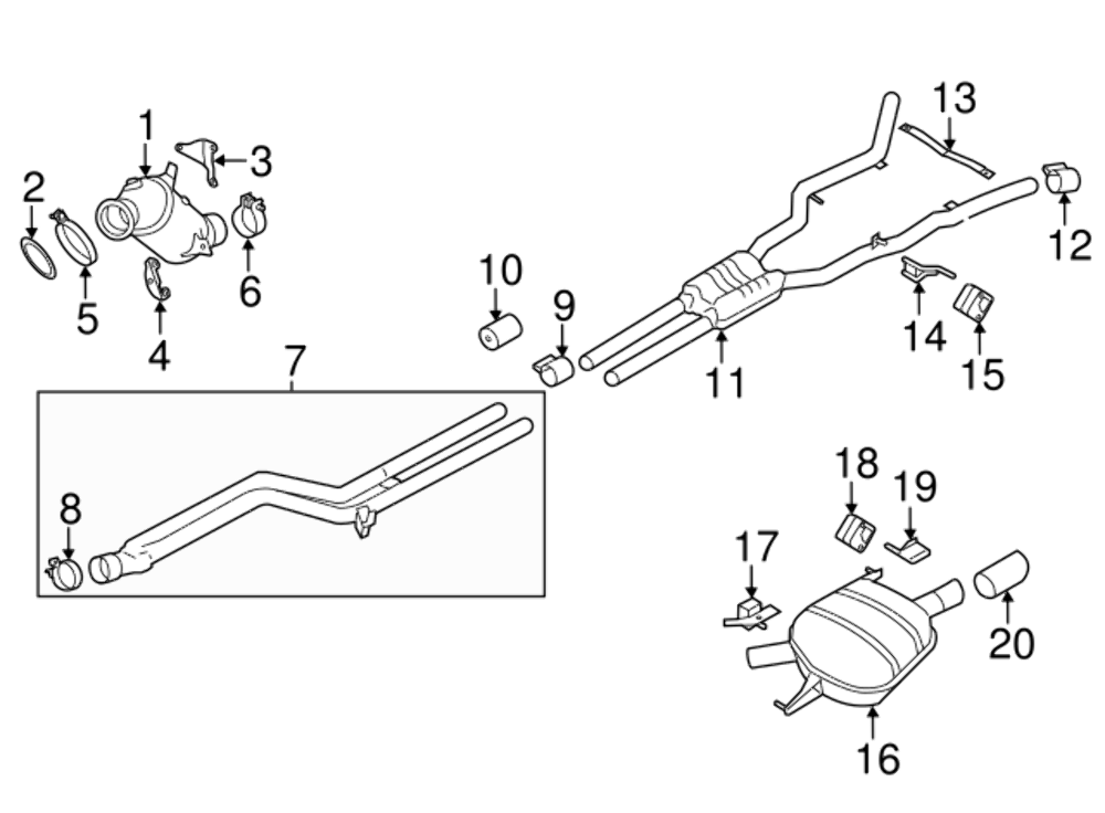 Exhaust Pipe 18407645241 Fits 2013 BMW 535i OEM for sale online | eBay
