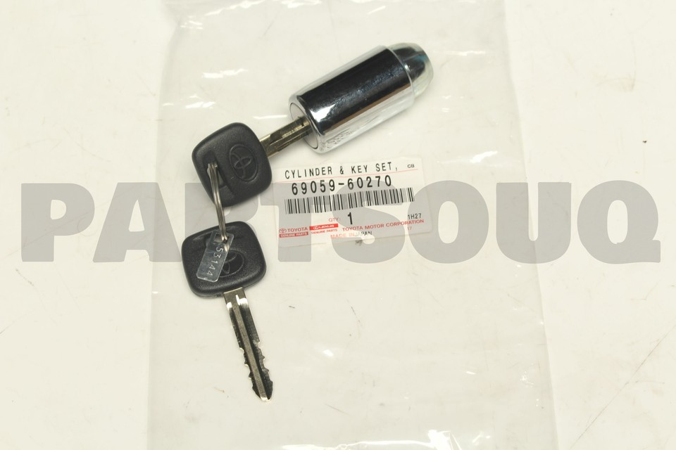 6905960270 Genuine Toyota CYLINDER & KEY SET, SPARE WHEEL LOCK | eBay