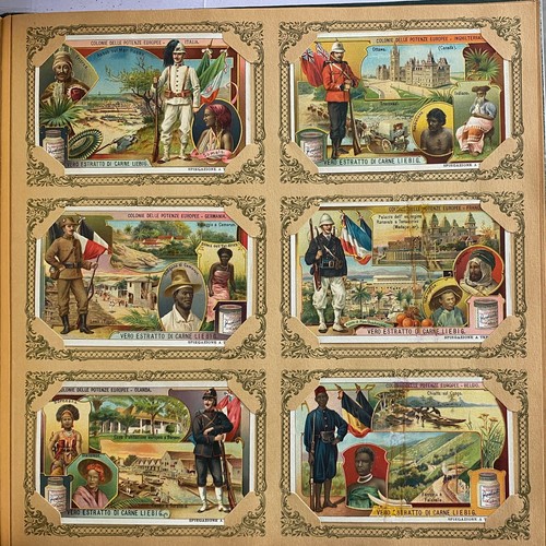 6 CHROMOS LIEBIG ITALIEN NUMERO S989 COLONIES DES PUISSANCES ...