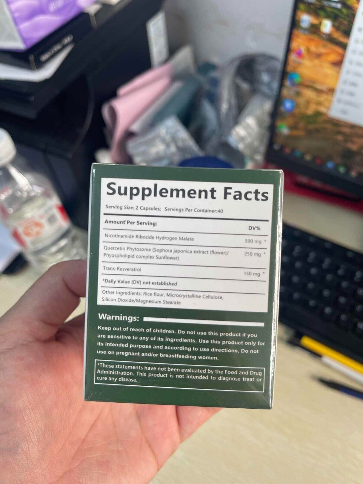 NAD+ Supplement 80 Caps – Anti-Aging & Energy Boost | Resveratrol | eBay