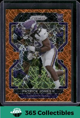 2021 Patrick Jones II - Panini #437 Orange Lazer Prizm Minnesota Vikings NFL | eBay