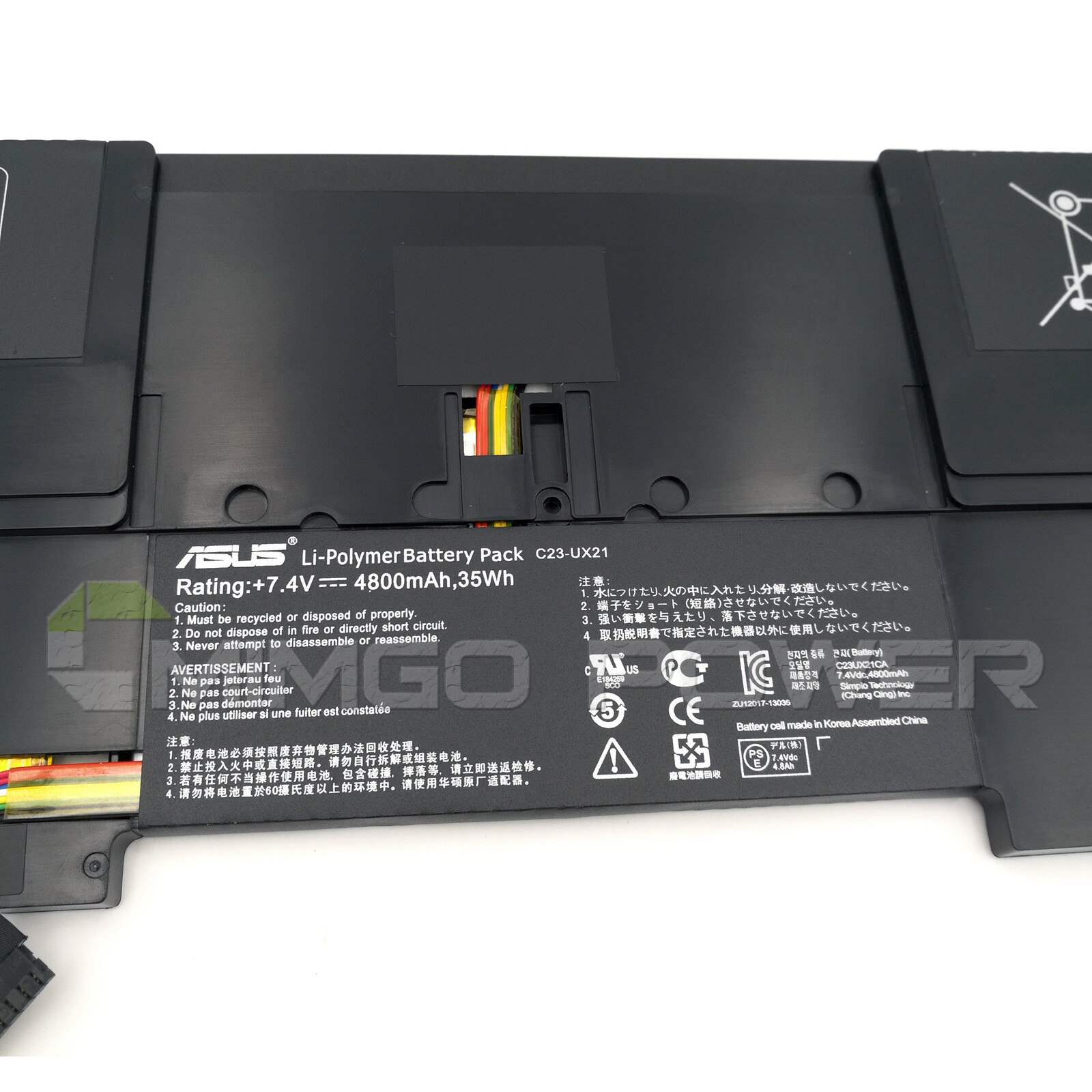 New Genuine Battery for Asus ZenBook UX21 UX21A UX21E Ultrabook C23 ...