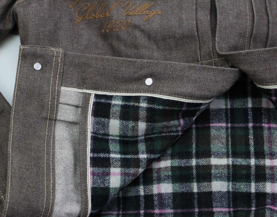 Lee x Brooklyn Circus 1930's Cowboy Jacket Brown Selvedge Men's Sizes S ...