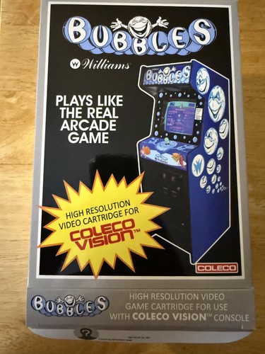 BUBBLES for the ColecoVision, Brand New & Complete Collectorvision | eBay