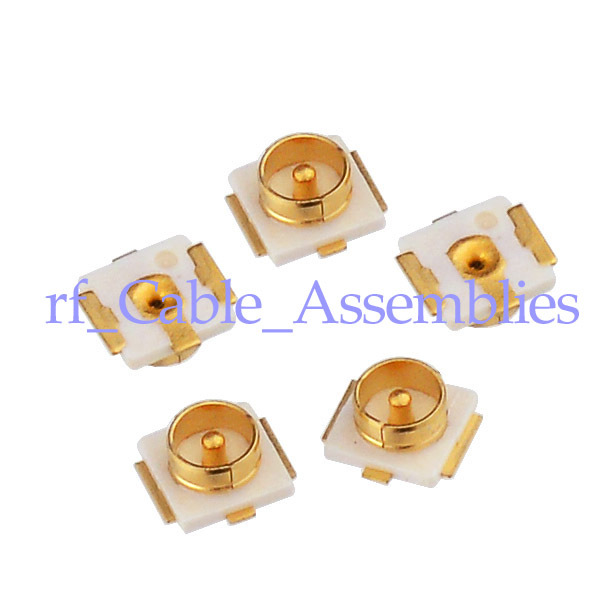 5pcs U.FL IPX RF SMD SMT solder PCB Mount Socket Male Plug RF Coaxial ...