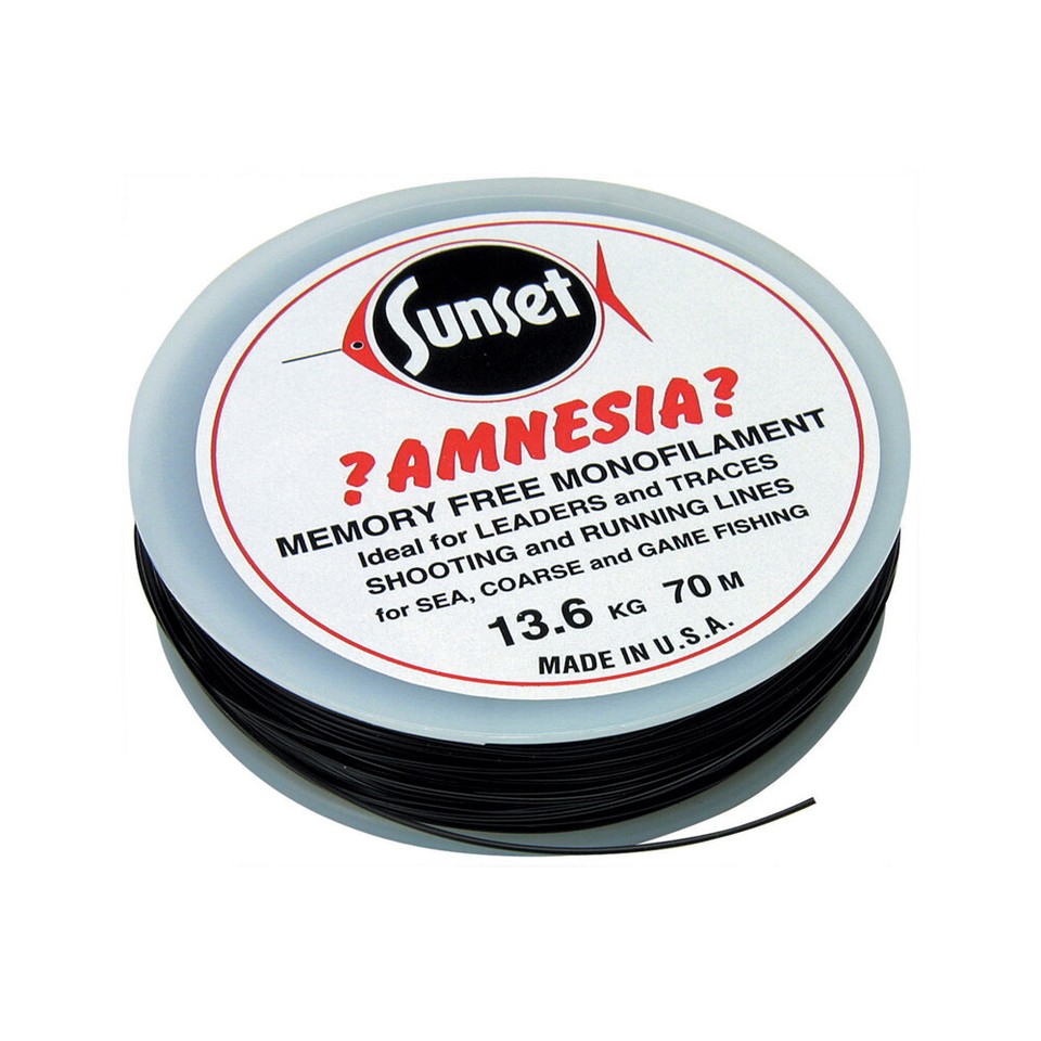 Sunset Amnesia Memory Free Monofilament - Sea Cod Carp Lure Leader ...