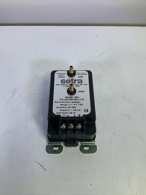 Setra Model 264 Differential Pressure Transducer - NG F1B | eBay