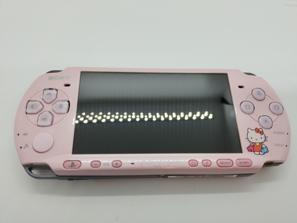 PSP 3000 Sony Blossom Pink Hello Kitty Shell Custom PlayStation Japan ...