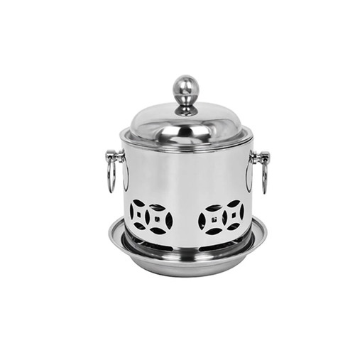 Stainless Steel Mini Asian Buffet Hot Pot Stove With Lid | eBay Australia