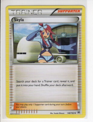 SKYLA TRAINER BREAKTHROUGH XY SET POKEMON CARD 148/162 LP | eBay