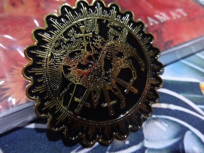 Behemoth Metal Pin Badge Black Metal Mgla Gold Edition Cult of Fire ...
