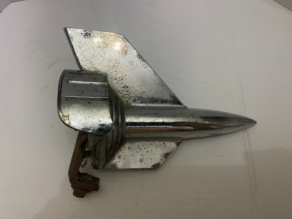 Vintage 1957 Chevy Chrome Rocket Hood Ornament | eBay