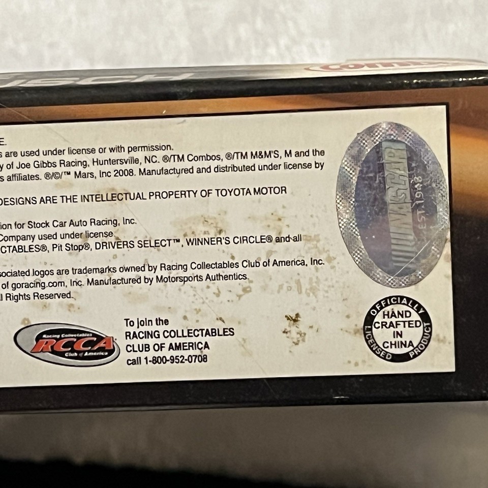 2008 Kyle Busch #18 Combos 1:64 NASCAR Diecast Car COMBOS New in Box | eBay