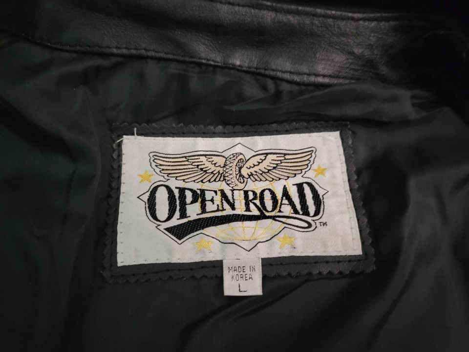 VTG Wilsons Open Road Studded Black Leather Motorcycle Moto Biker ...