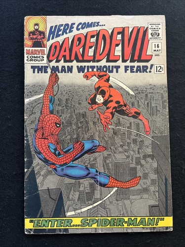 Daredevil #16 1966 Marvel Comics 3.5 VG- Silver Age KEY 1ST ROMITA ...