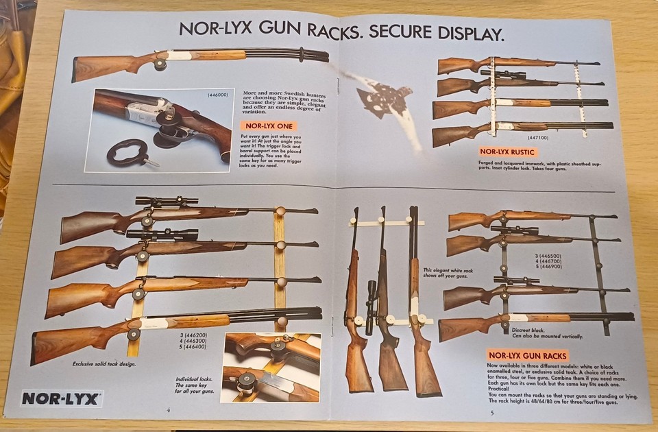 Vintage Nor-Lyx Hunting & Leisure Sweden brochure | eBay