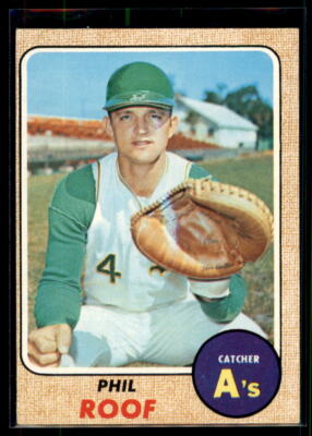 1968 Topps Phil Roof #484 Oakland Athletics | eBay