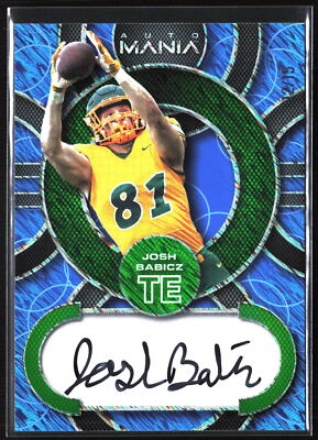 2022 Wild Card Auto Mania - Circle Sparkles Blue #AM-C20 Josh Babicz ...
