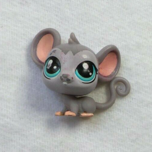LITTLEST PETSHOP LPS #PC 296 HASBRO BABY BEBE SOURIS MOUSE NOGGLE ...