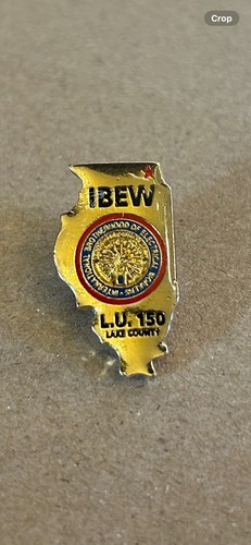 IBEW Local 150 Union Lapel Pin Lake County Illinois | eBay