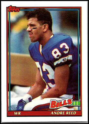1991 Topps #54 Andre Reed - HOF FREE SHIPPING! | eBay
