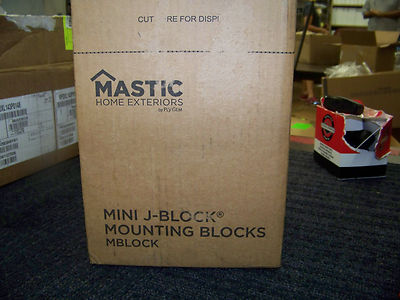 Mastic Mini J-Block Mounting Blocks M Block Color GP Sage Recessed 10 ...