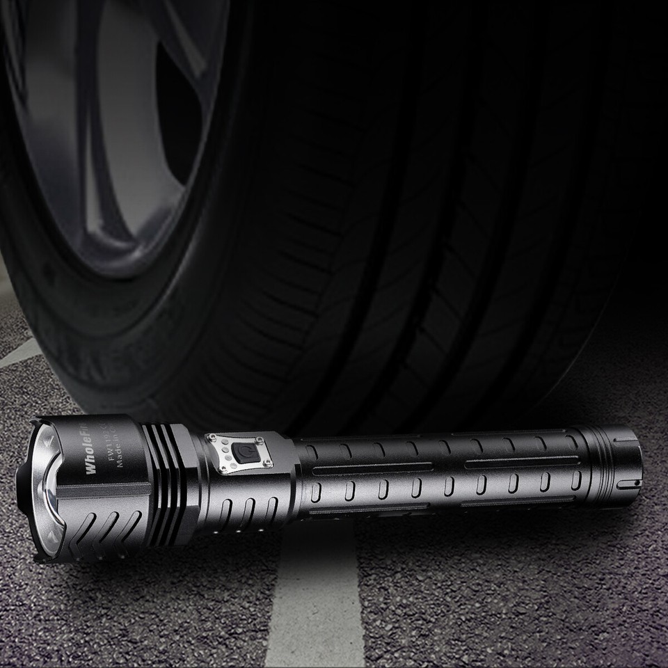 1000000LMS Super Bright P90 LED Flashlight Rechargeable Tactical Zoom ...