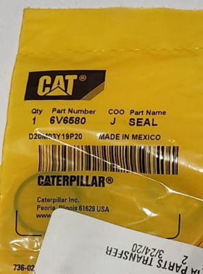 CAT Caterpillar OEM 6V-6580 20.35mm Inside Diameter Seal-O-Ring Seal | eBay