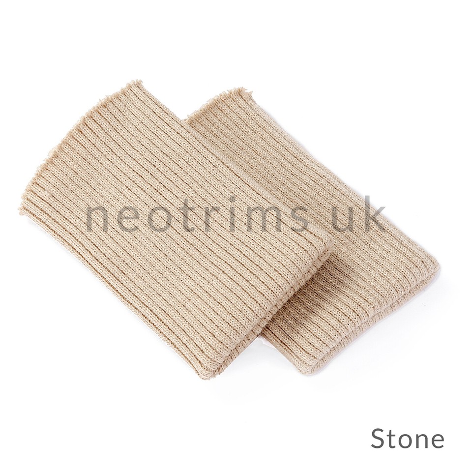 Rib Knit Cuffs Pair,Tubular Ribbing Seamless Cuffing Fabric ReVamp ...