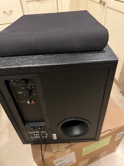 Infinity Powered Subwoofer PS210 | 300 W RMS | Rectangular | 1 ...