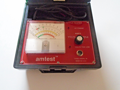 Vintage Amtest Alternator Ripple Voltage Tester 24 volt range Untested ...