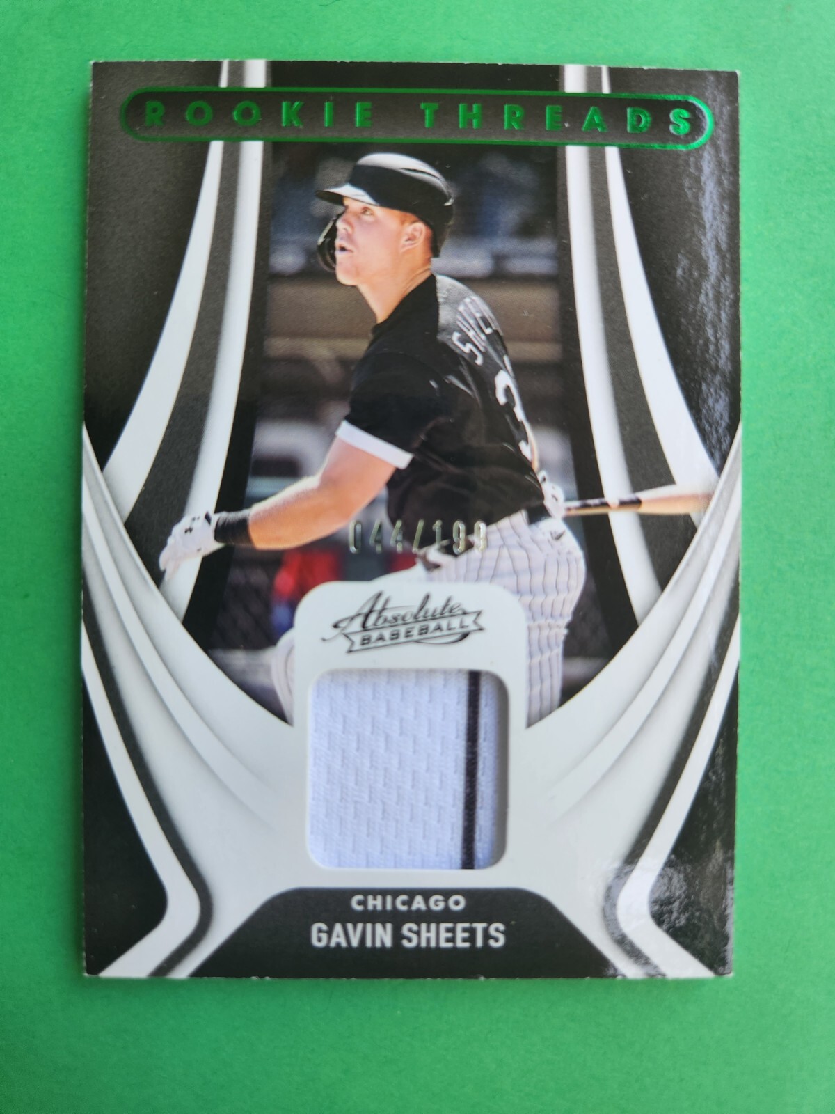 Gavin Sheets Absolute *Rookie Threads* Green Pinstripe Patch /199 | eBay