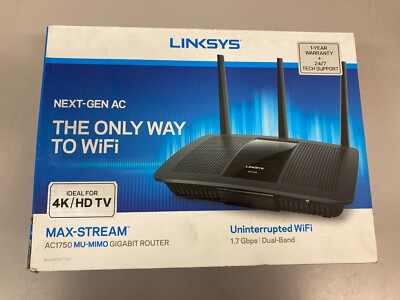 Linksys EA7300 Max-Stream: AC1750 Dual-Band Wi-Fi Router | eBay