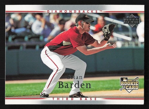 2007 Upper Deck Rookie Brian Barden #526 Arizona Diamondbacks | eBay