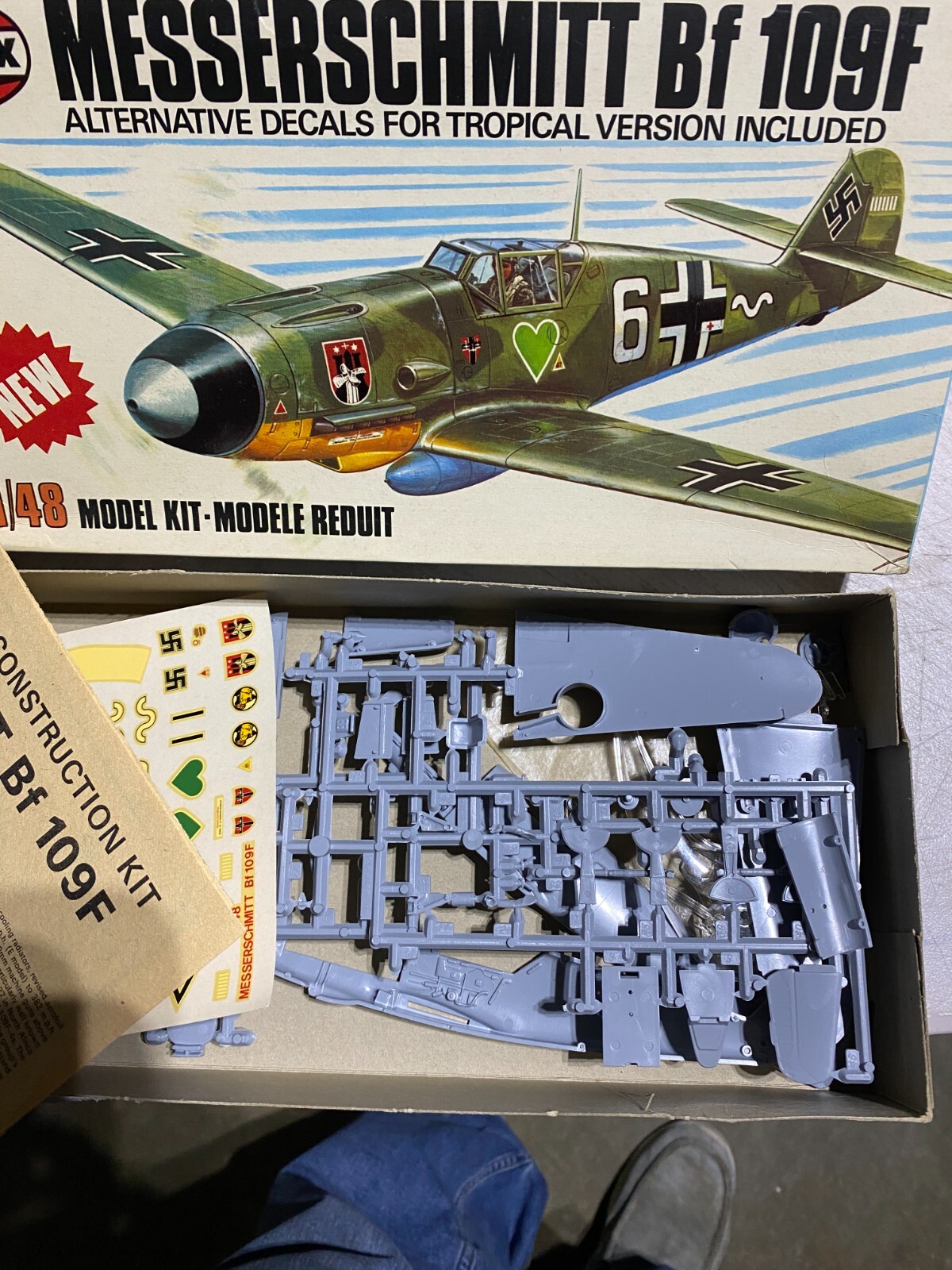 Airfix 1/48 Messerschmitt BF 109F | eBay