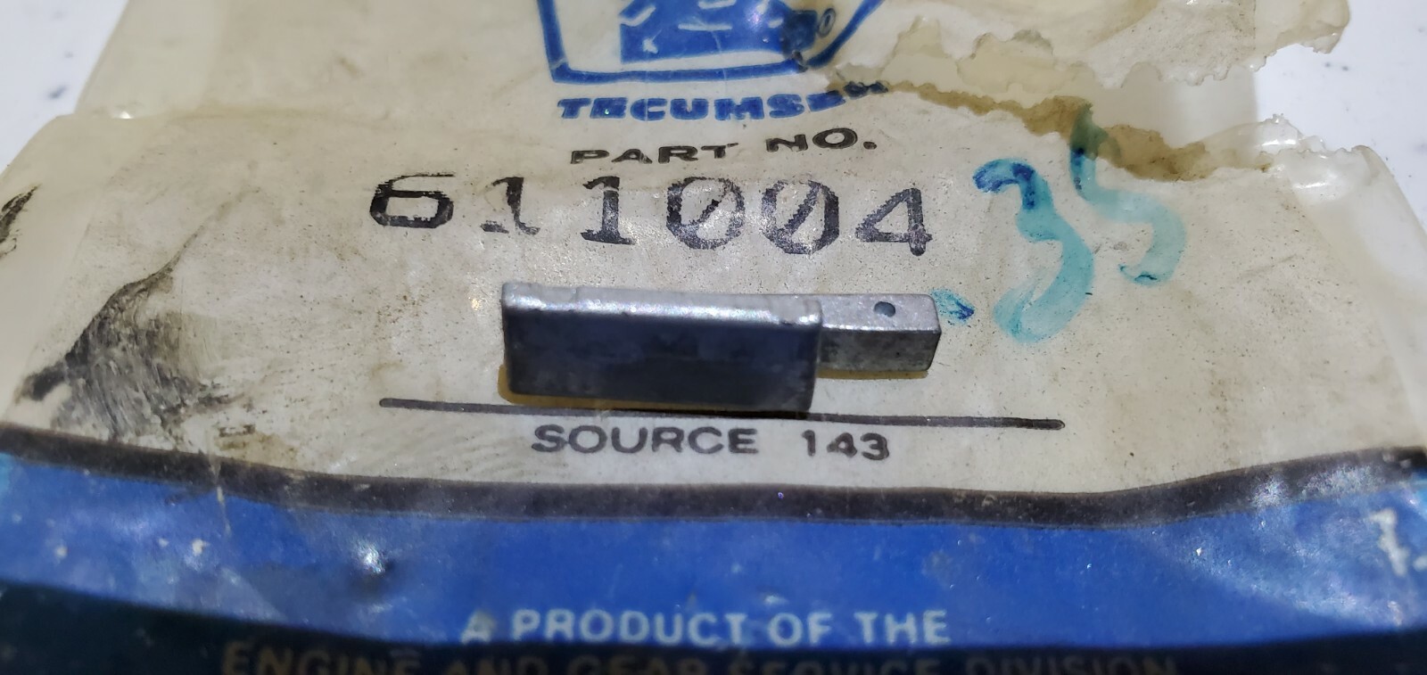 New TECUMSEH OEM FLYWHEEL TIMING SHEAR KEY 611004 | eBay