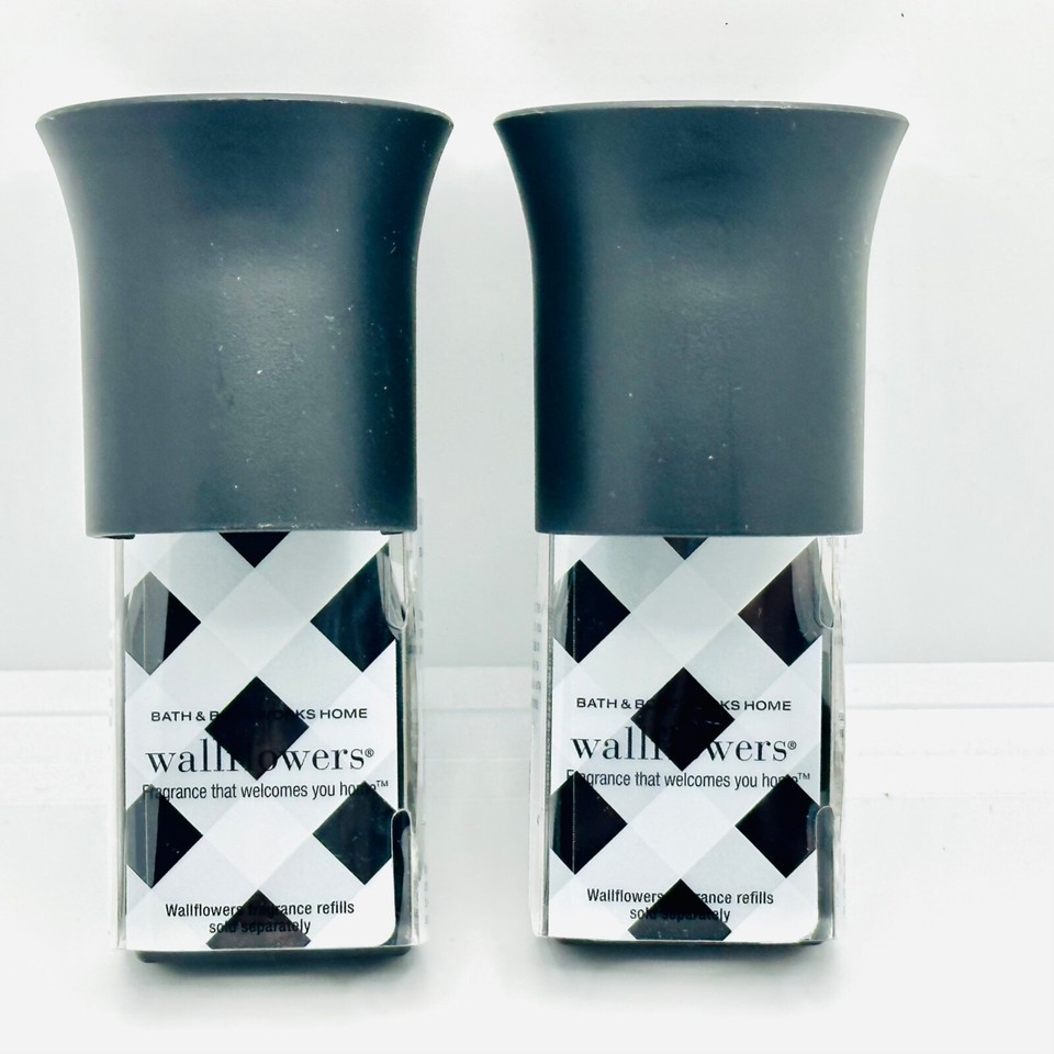 2 Pack Bath & Body Works Wallflowers Fragrance Plug in Diffuser Black ...
