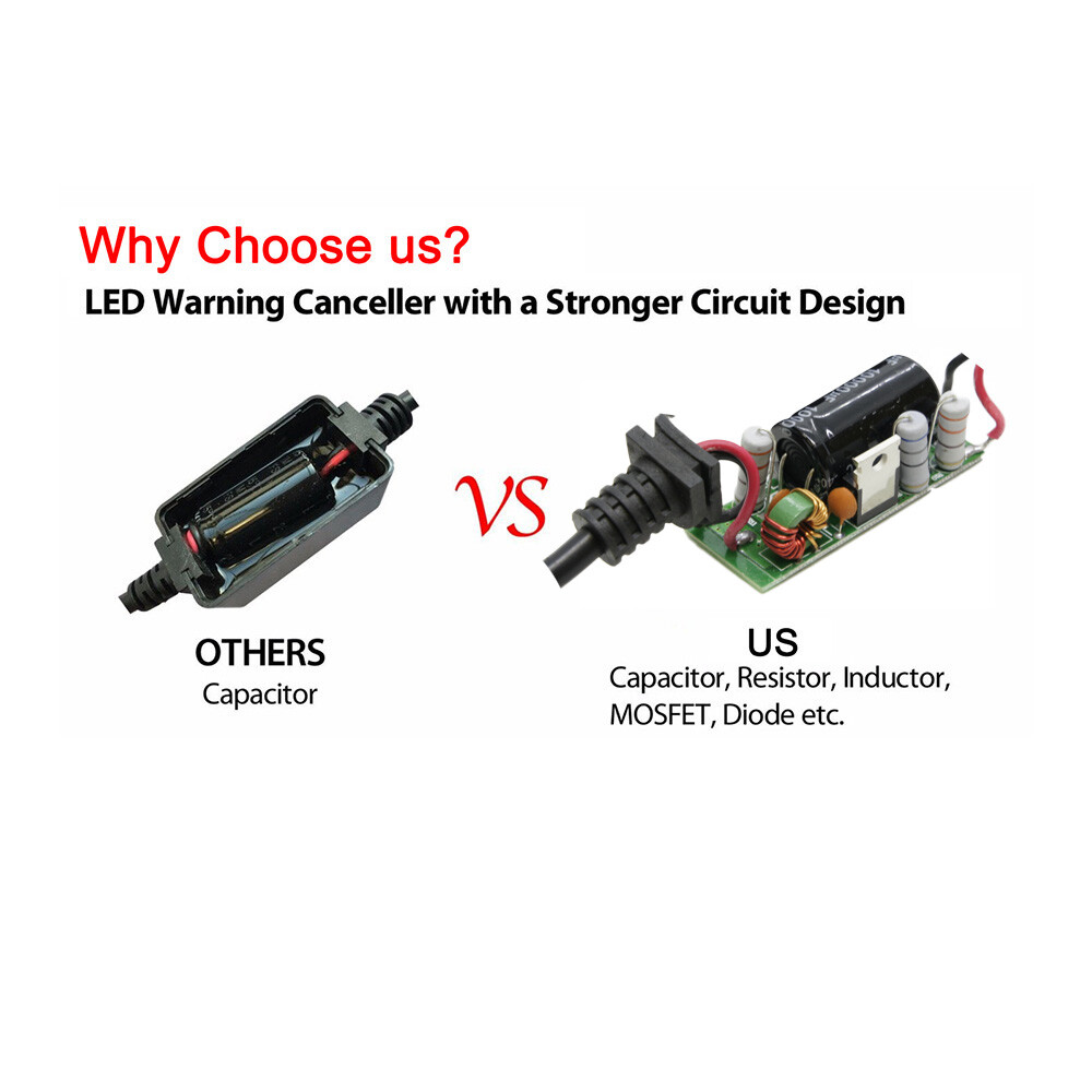 G4 AUTOMOTIVE 2x 9007 LED Decoder HID Canbus Error Code Free Warning ...