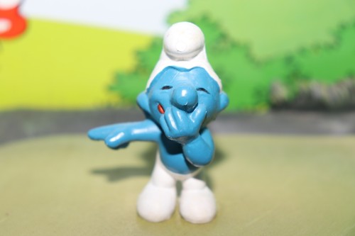 The Smurfs Pointing Smurf Giggling Laugh Jokey Rare Vintage Display ...