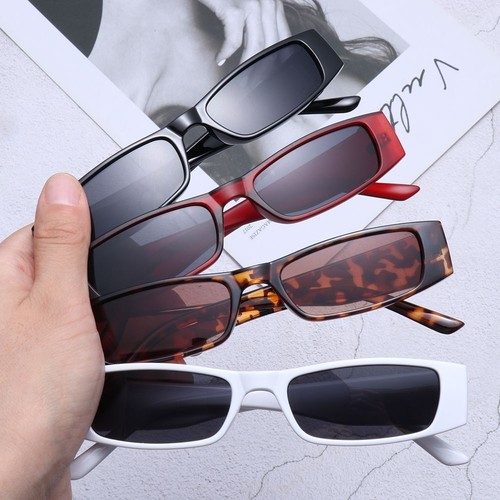 Narrow Sunglasses Small Rectangle Sunglasses Retro Sun Glasses Small ...