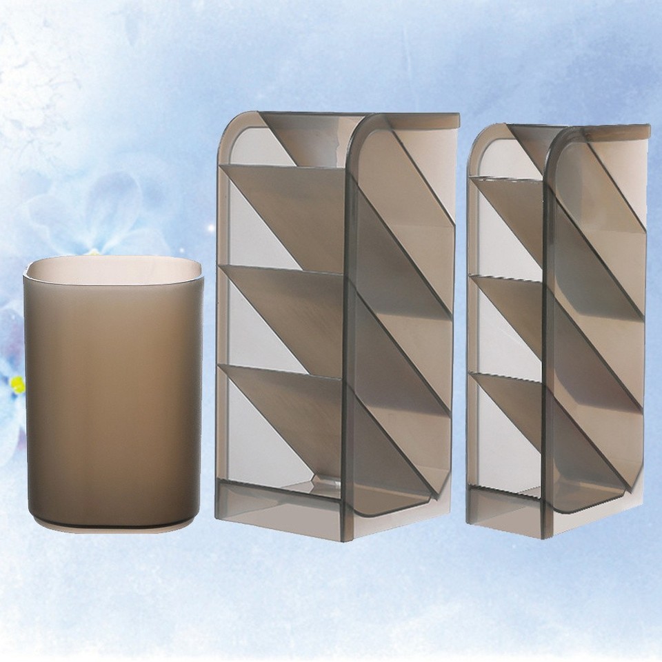 3Pcs Multifunctional Obliquely Inserted Penholder Office Desk Receipt ...