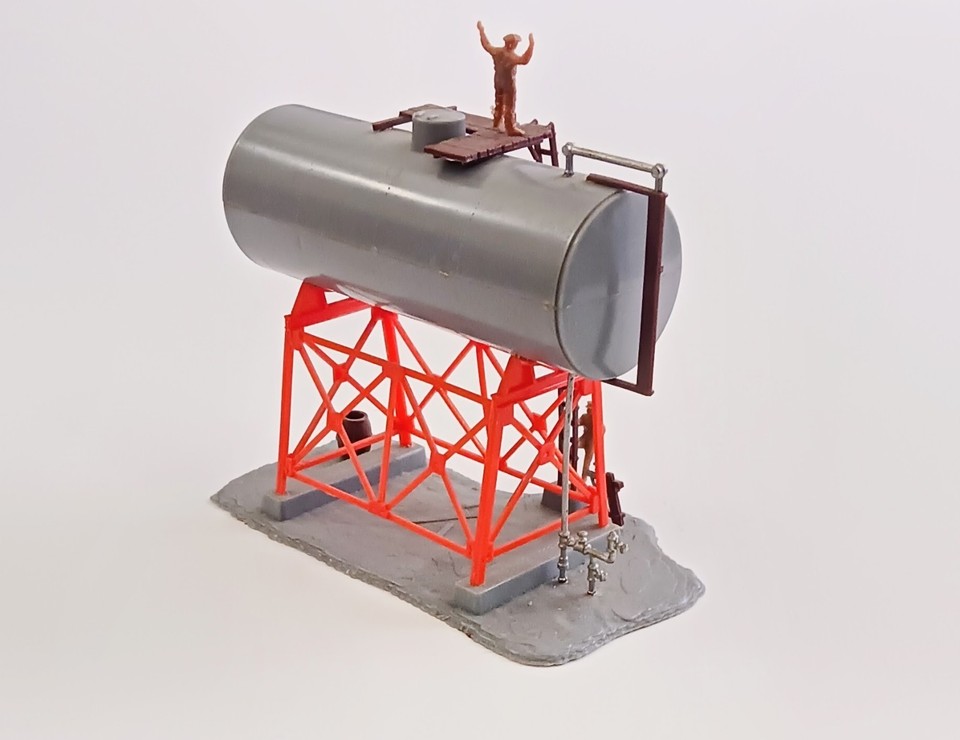 HO SCALE DIESEL FUEL STORAGE TANK FOR RAILROAD TRAIN LAYOUT | eBay