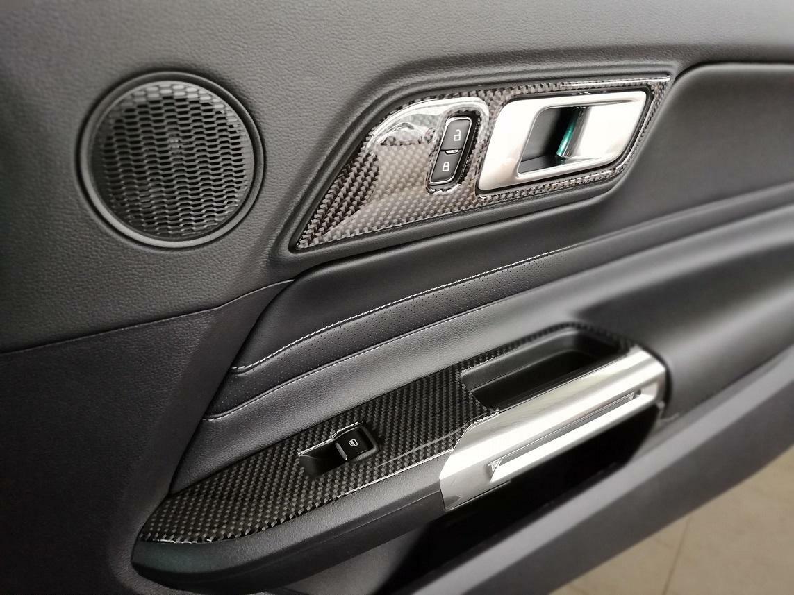 Ford Mustang GT Shelby Gt350 500 Real Carbon Fiber Dash Trim Kit 2018 ...